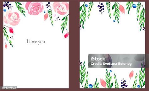 휴일 카드 결혼식 초대장 및 인사말의 디자인을위한 장미와 꽃잎 꽃 프레임 세트 감사에 대한 스톡 벡터 아트 및 기타 이미지 감사 개체 그룹 결혼식 Istock