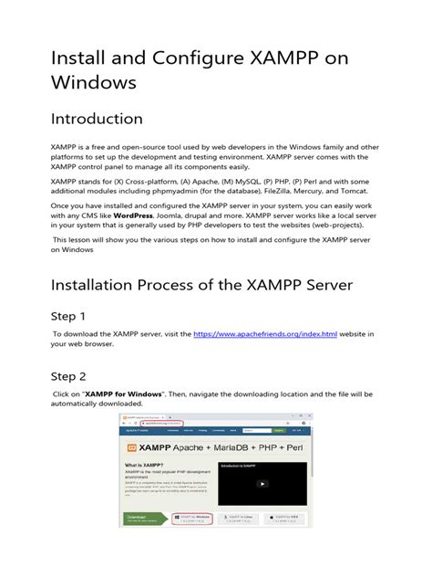 Lesson 2 Setting Up A Web Server Pdf Apache Server Software