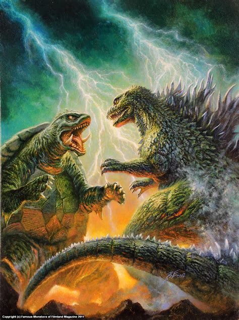 Bob Eggleton Gamera Godzilla Daiei Film Gamera Series Gamera 2 Attack Of Legion