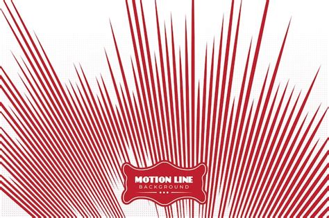 만화 라인 모션 배경 프리미엄 벡터
