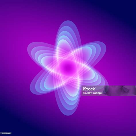 Overlapping Elliptical Elements That Makes Abstract Glowing Shape