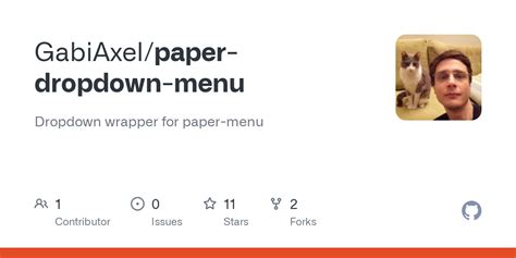 GitHub GabiAxel Paper Dropdown Menu Dropdown Wrapper For Paper Menu