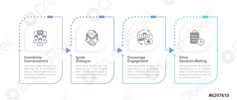 Communication Infographic Chart Design Template Stock Vector 6297610