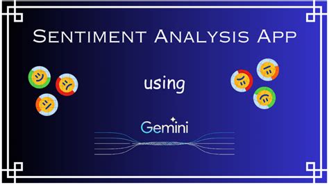 sentiment analysis app using gemini dev community