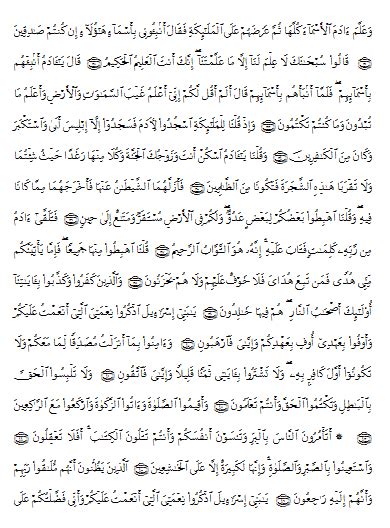 Arti Surat Al Baqarah Ayat 31 50 Lengkap Dengan Tafsirannya ~ Librari Islam