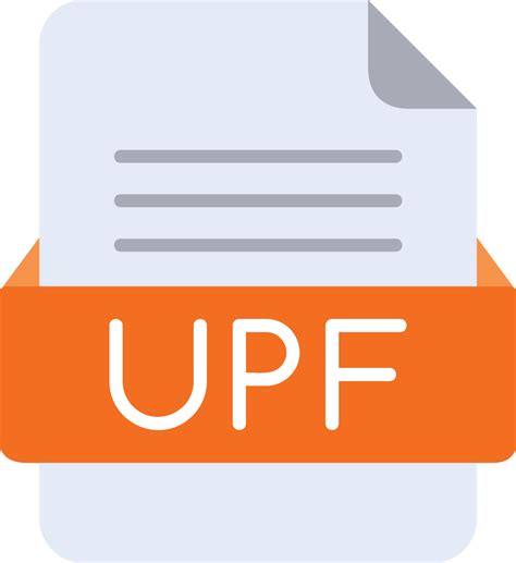 Upf File Format Line Icon 28643199 Vector Art At Vecteezy
