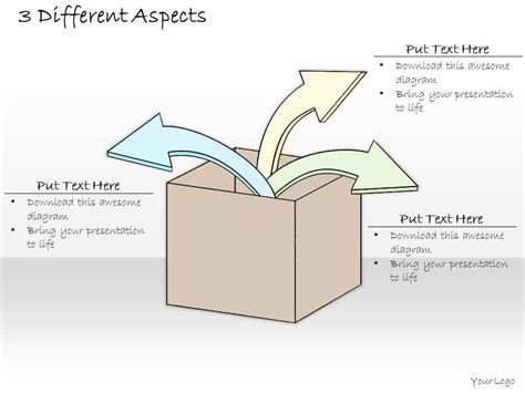 0314 Business Ppt Diagram 3 Different Business Aspects Powerpoint Template PowerPoint Slide