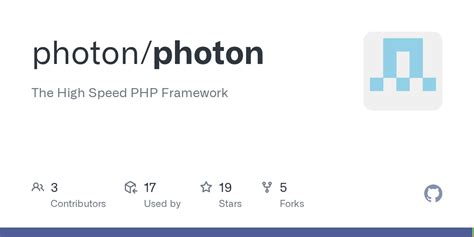 GitHub Photon Photon The High Speed PHP Framework