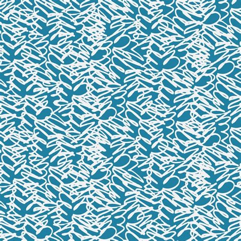 Premium Vector Seamless Monochrome Oscillogramlike Pattern With