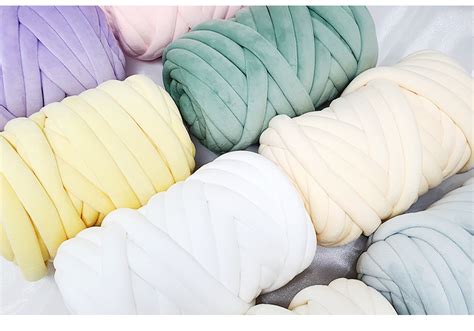 자이언트 얀 1kg 베이직 벨벳 가방 망고실 빅얀 루피실 핑거니팅