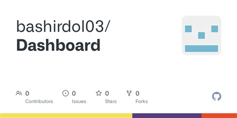 GitHub Bashirdol Dashboard