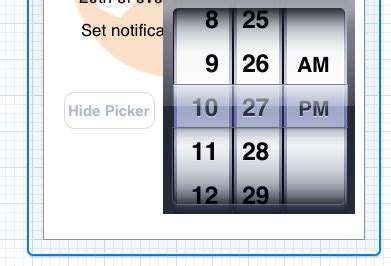 Iphone Uidate Picker Can Not Changing Width Stack Overflow