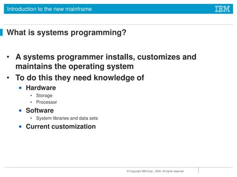 ppt chapter 16 topics in z os system programming powerpoint presentation id 4600986
