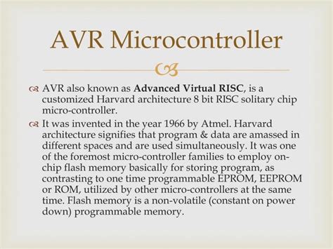 Introduction To Microcontroller PPTX