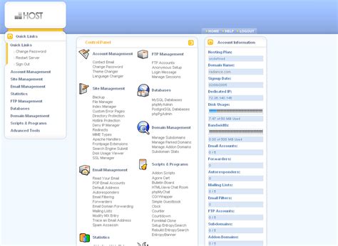 Free Control Panel Themes CPanel Skins Lypha Web Hosting