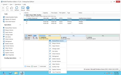 Extend System Reserved Partition In Windows Server 2012 R2