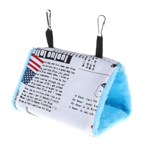 Badu Bg Гнездо за папагал Хамак Висяща клетка Топла зимна клетка за птици Играчки за легло Къща