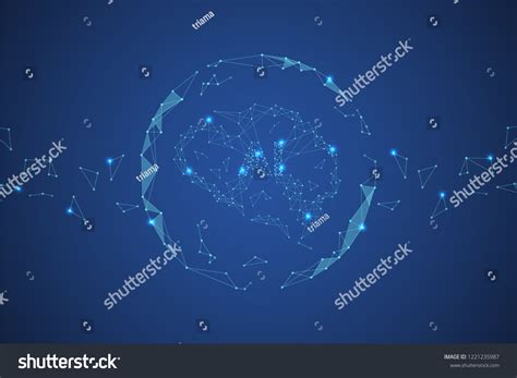 Artificial Intelligence Brain Computer Interface Connecting Stock