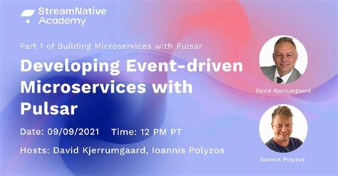 Streamnative On Linkedin Join Us For An Exciting 3 Part Webinar Series On Building Microservices