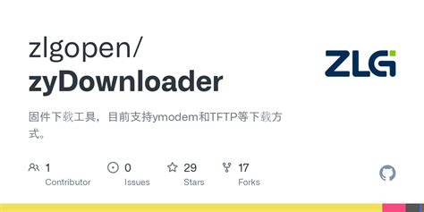Github Zlgopenzydownloader 固件下载工具，目前支持ymodem和tftp等下载方式。