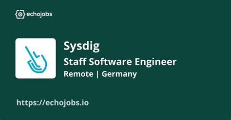 Sysdig Is Hiring Staff Software Engineer Agent Detections Germany