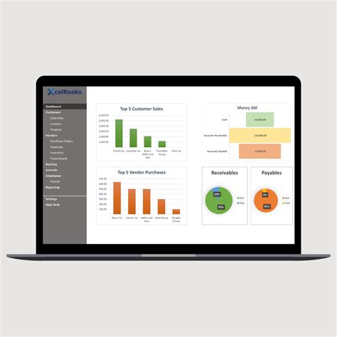 Excel Accounting Software For Business Xcelbooks