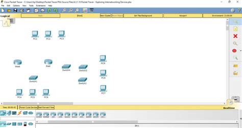 6 3 1 8 Packet Tracer Exploring Internetworking Devices Answers