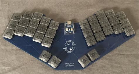 Rp2040 Zero Based Unibody Split Keyboard R Ergomechkeyboards