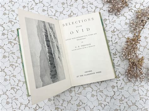 Ovid Selections A House Of Books