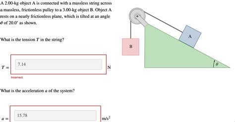 Solved A 200−kg Object A Is Connected With A Massless
