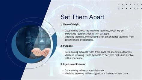 Exploring The Differences Data Mining Vs Machine Learning Ppt