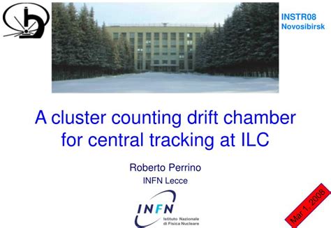 Ppt A Cluster Counting Drift Chamber For Central Tracking At Ilc Powerpoint Presentation Id
