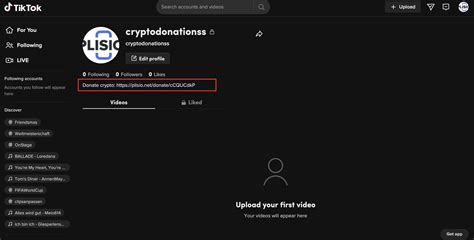 How To Accept Crypto Donations On Tiktok