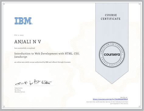 Webdevelopment Html Css Javascript Certificationachieved Anjali N V