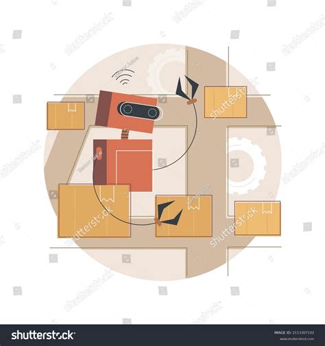 Sortation Systems Abstract Concept Vector Illustration Stock Vector Royalty Free 2113307102