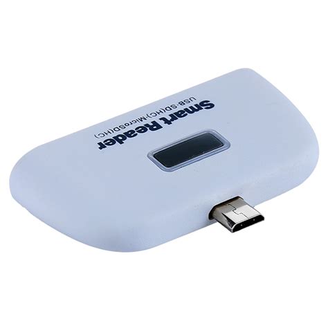 마이크로 Sd Sd Usb 20 마이크로 Usb 포트 마이크로 Usb Otg 스마트 카드 리더 연결 키트 Led