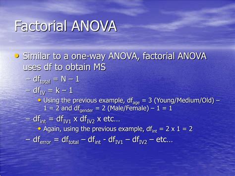 Ppt Factorial Anova Powerpoint Presentation Free Download Id348209