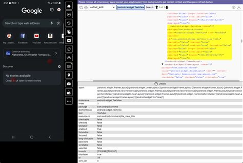 Object Spy And Searching XPath In Appium Inspector TestGrid