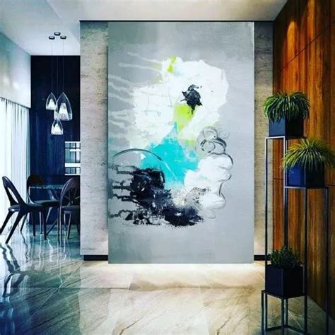 Without Frame Matte Modern Abstract Art Paintings For Office At Rs In Delhi