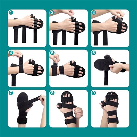 Sylong Stroke Resting Hand Splint Carpal Tunnel Wrist Brace For Muscle Atrophy Rehabilitation