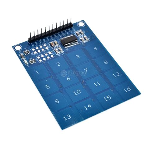 Modulo Ttp229 Sensor Capacitivo 16 Canales Touch Tactil