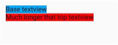 Android Make A Views Width At Least As Big To Different View Stack Overflow