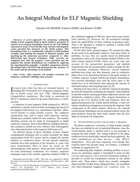 pdf an integral method for extremely low frequency magnetic shielding