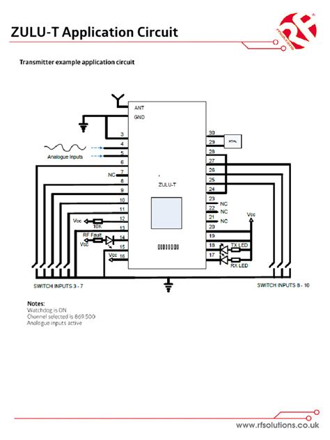 1458212257zulu T Tx Application Circuit Pdf