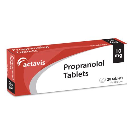 Propranolol Tablets For Blood Pressure Anxiety And Migraine