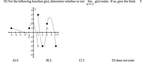 Solved 11 For The Following Function G X Determine Chegg Com