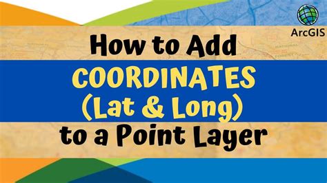 How To Add Coordinates To Points In Arcmap Youtube