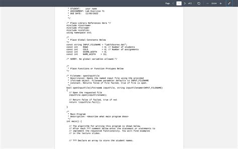 solved demonstrate use of a matrix reading data from a file