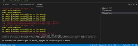 Probleme Build Platformio Fran Ais Arduino Forum
