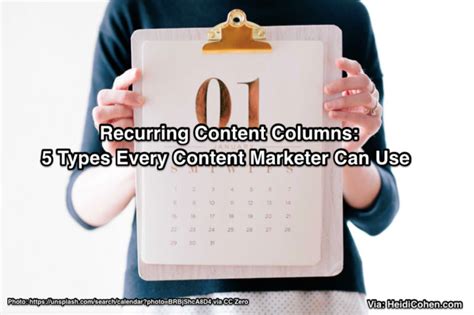 How To Create Must Read Recurring Content Columns Heidi Cohen